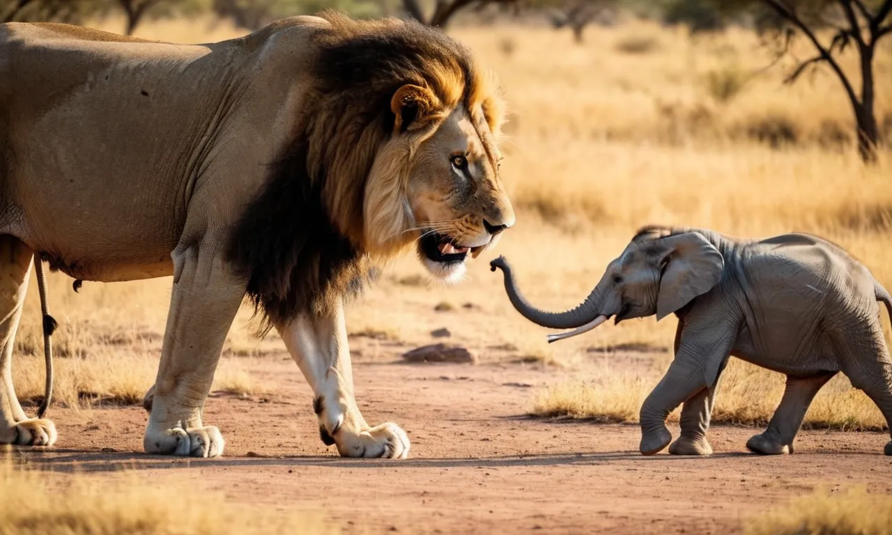 Are Lions Scared Of Elephants? The Complex Relationship Between Two African Giants - Berry Patch ...